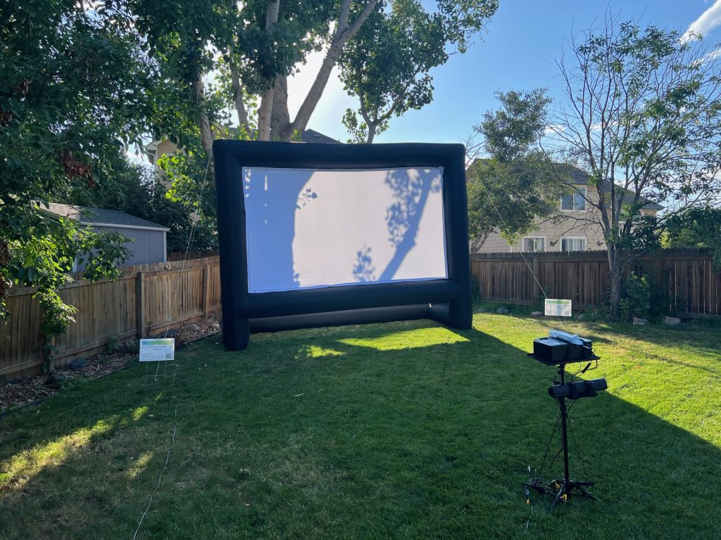 Inflatable Screen with Projector – Yardables USA